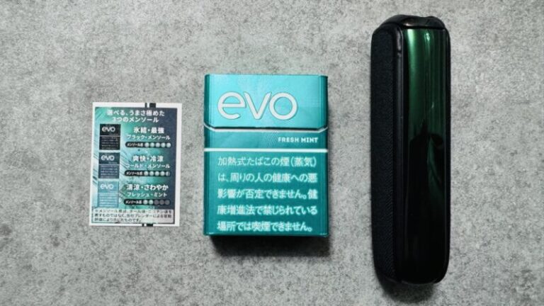 EVO（エボ）の「ブラック・メンソール」と「フレッシュ・ミント」を吸ってみた！ | NEOSMO（ネオスモ）